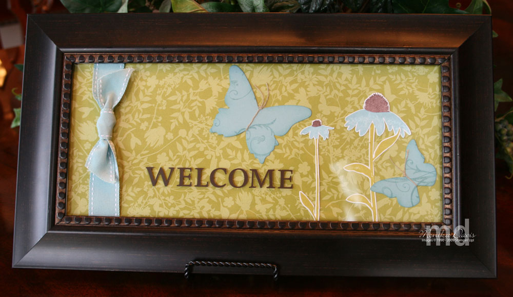 Decor Elements Framed Art - Stamping Together At Monika's Place
